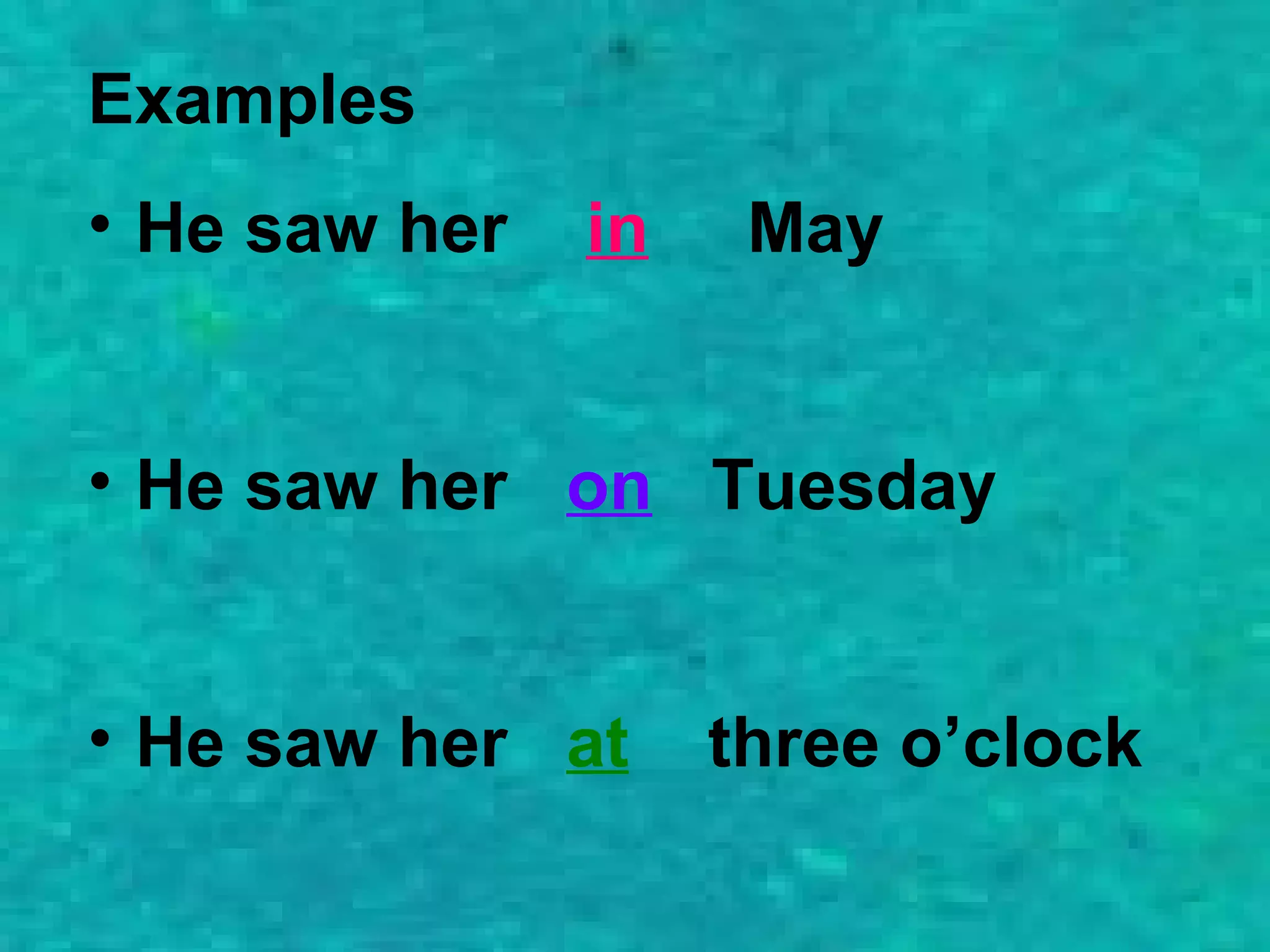 3a. Prepositions Of Time | PPT