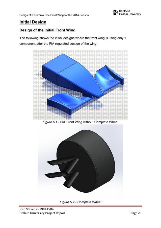 Design of a Formula One Front Wing for the 2014 Season (with ...