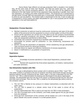 production operator | PDF