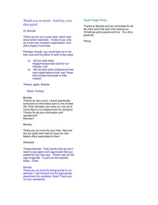 Brenda French kudos | PDF
