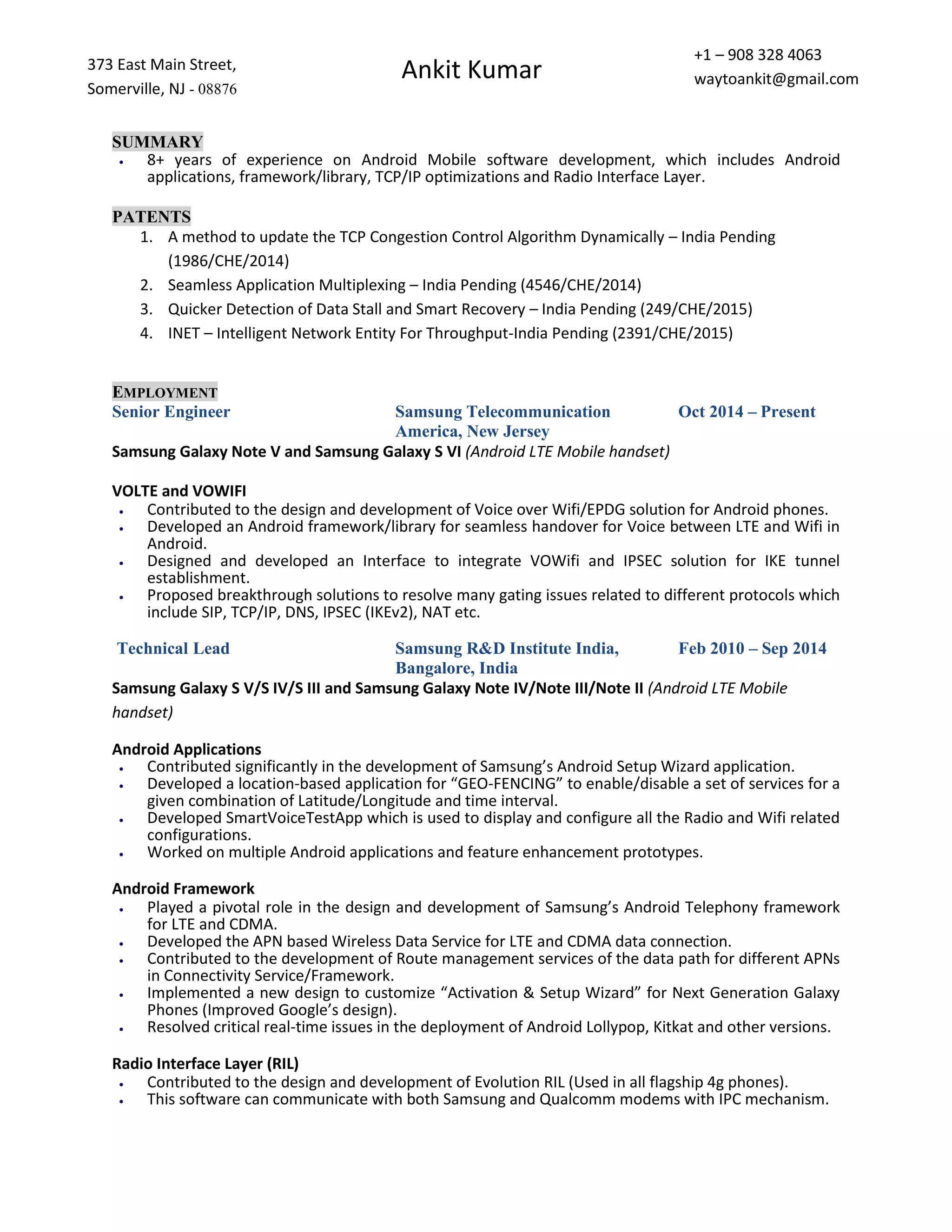 Ankit_Kumar_CV | PDF