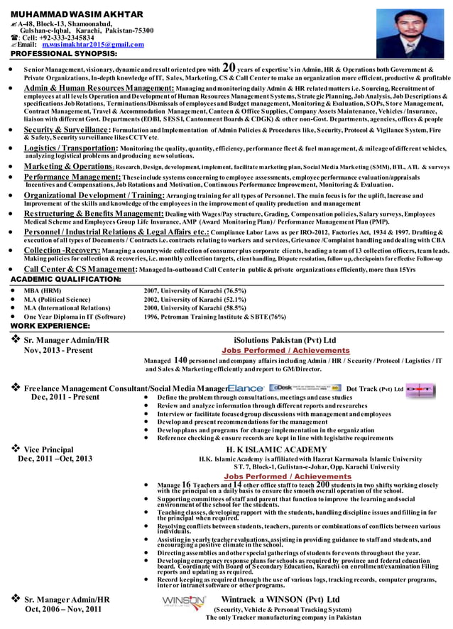 CV-June_2015-Wasim-Akhtar | PDF