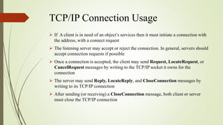 Inter ORB Protocol and Object Persistence & Object Serialization | PPT