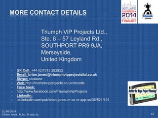 TRIUMPH ViP COLLOQUIUM TEST DRIVE SAMPLER POWERPOINT REV 15 | PDF