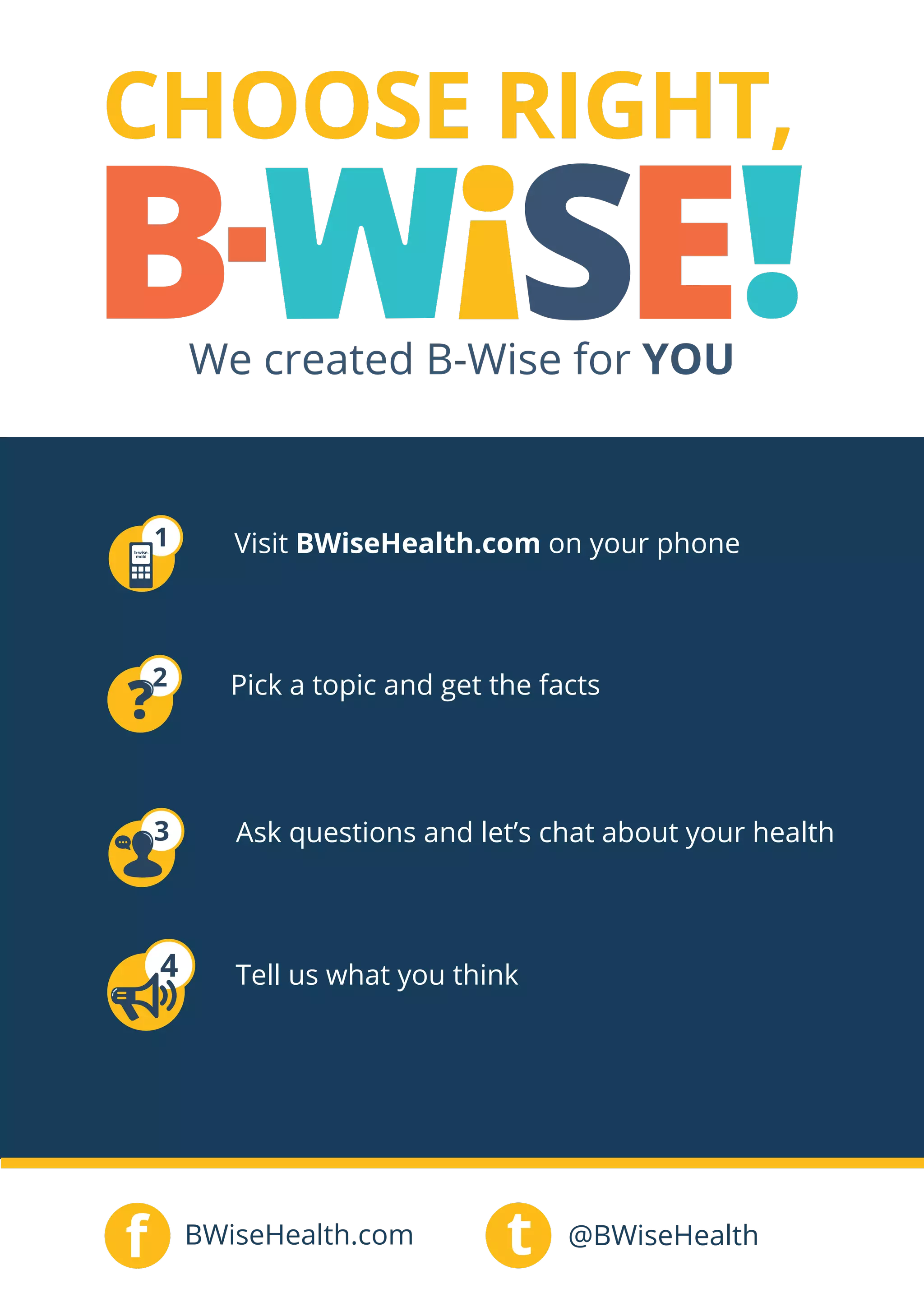 B-Wise Promotional Flyer (Front and Back) | PDF