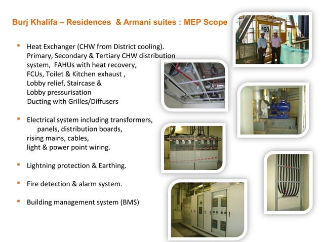 Burj MEP scope | PPT