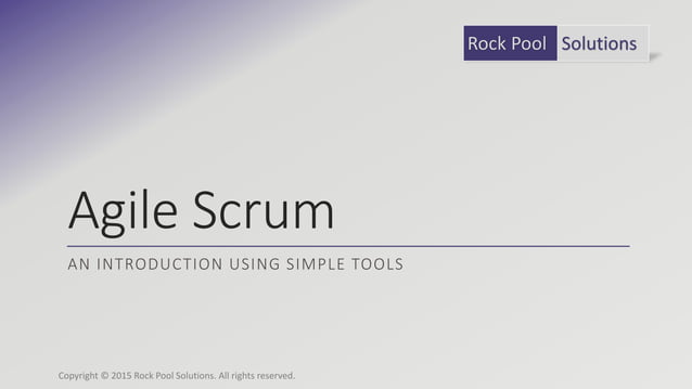 Agile Scrum Introduction | PPT