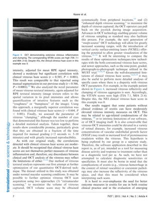 Puplication-Assesssment of Vitritis On OCT-Journel TVST | PDF | Eye and ...