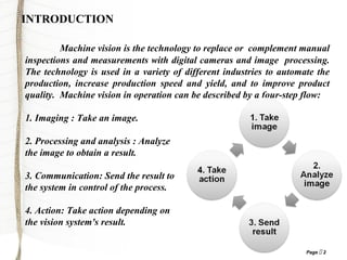 fundamentals of machine vision system | PPT