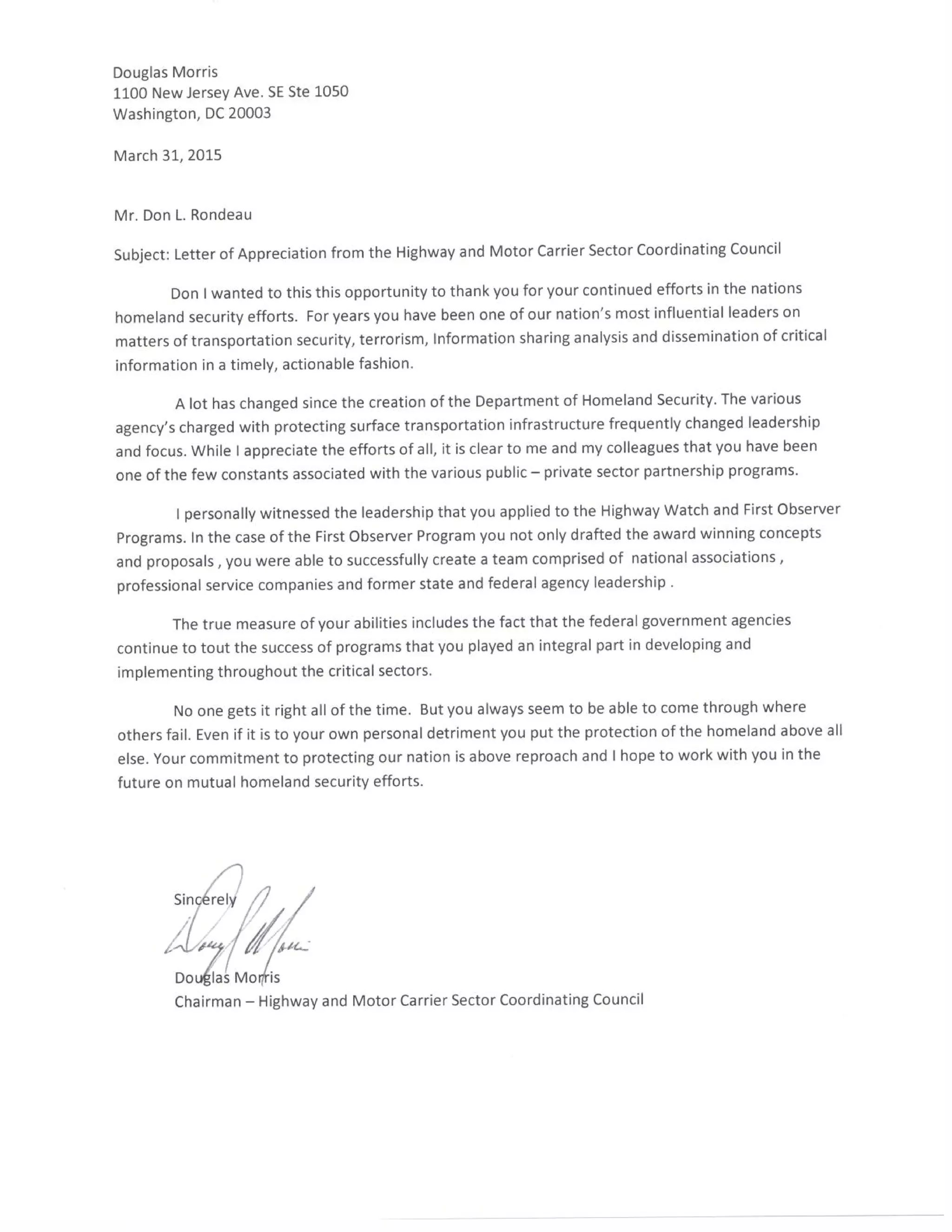 Letter Doug Morris | PDF