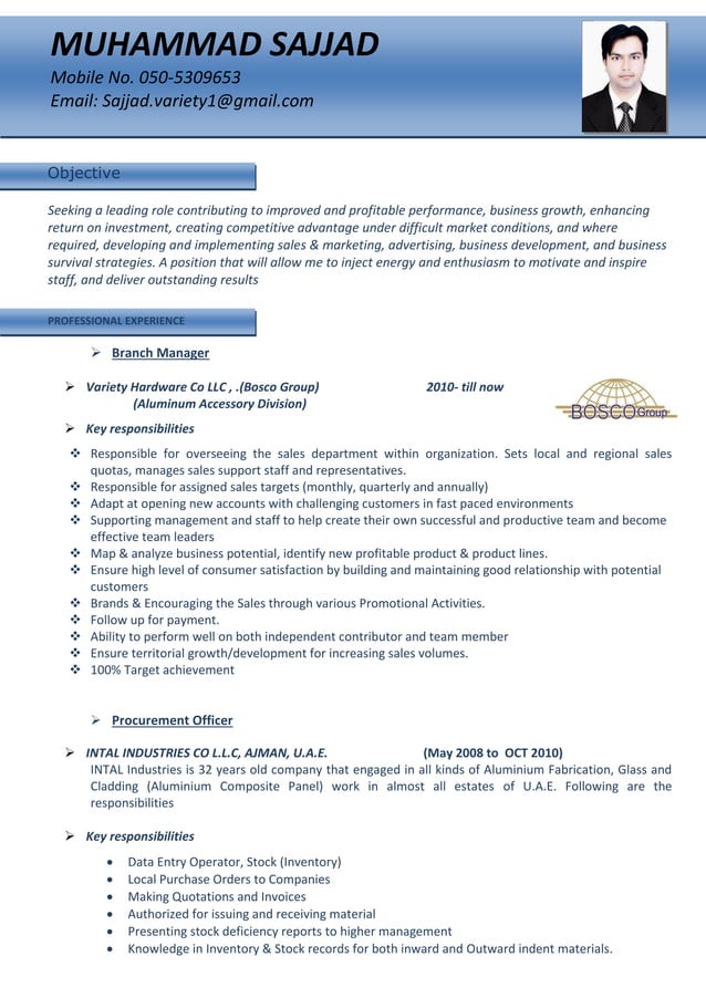 Sajjad cv | PDF