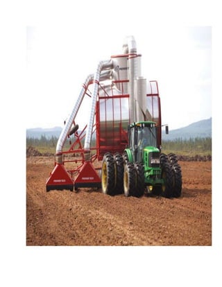 Peat Moss vaccum machine