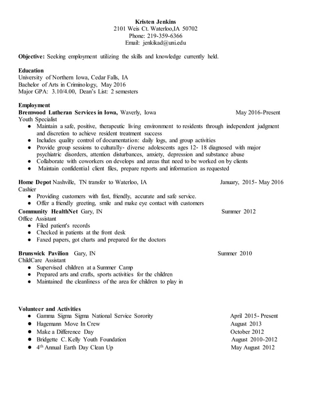 Resume16 (1) | PDF