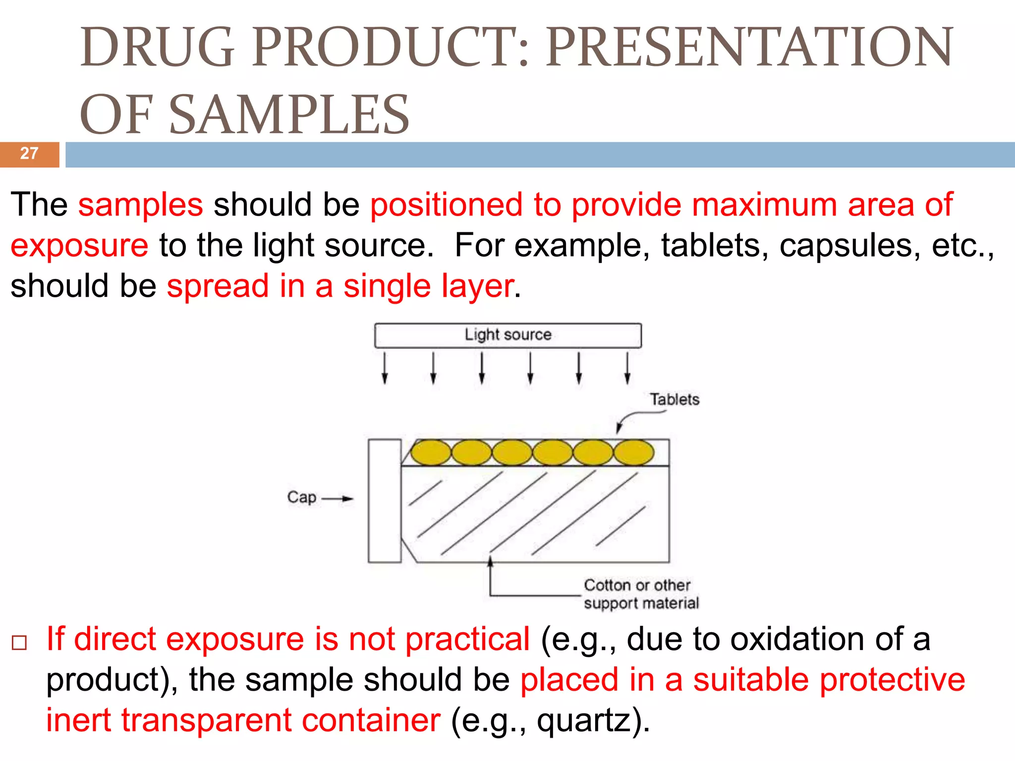 PHOTOSTABILITY TESTING SEM I SEMINAR | PPTX