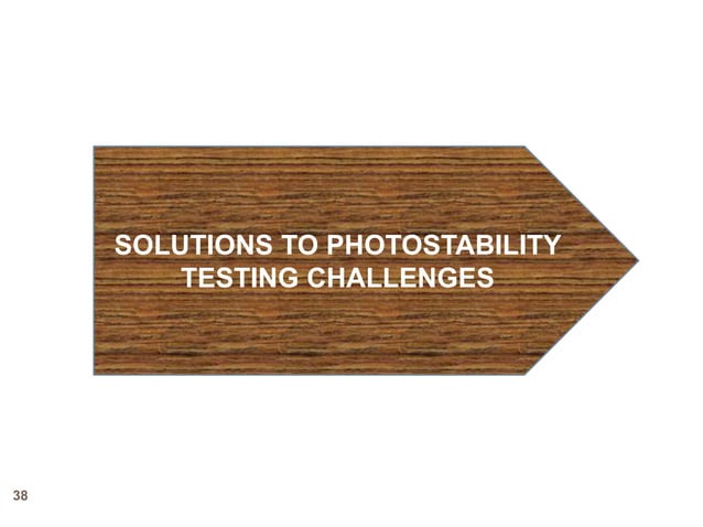 PHOTOSTABILITY TESTING SEM I SEMINAR | PPTX | Skin and Dermatology ...