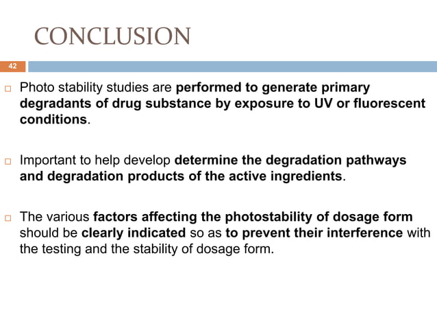 PHOTOSTABILITY TESTING SEM I SEMINAR | PPTX | Skin and Dermatology ...
