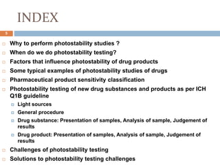 PHOTOSTABILITY TESTING SEM I SEMINAR | PPTX