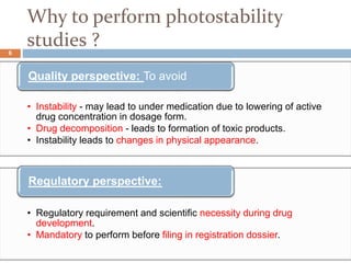 PHOTOSTABILITY TESTING SEM I SEMINAR | PPTX