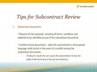 Subcontract Clauses.PPTX