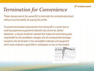 Subcontract Clauses.PPTX
