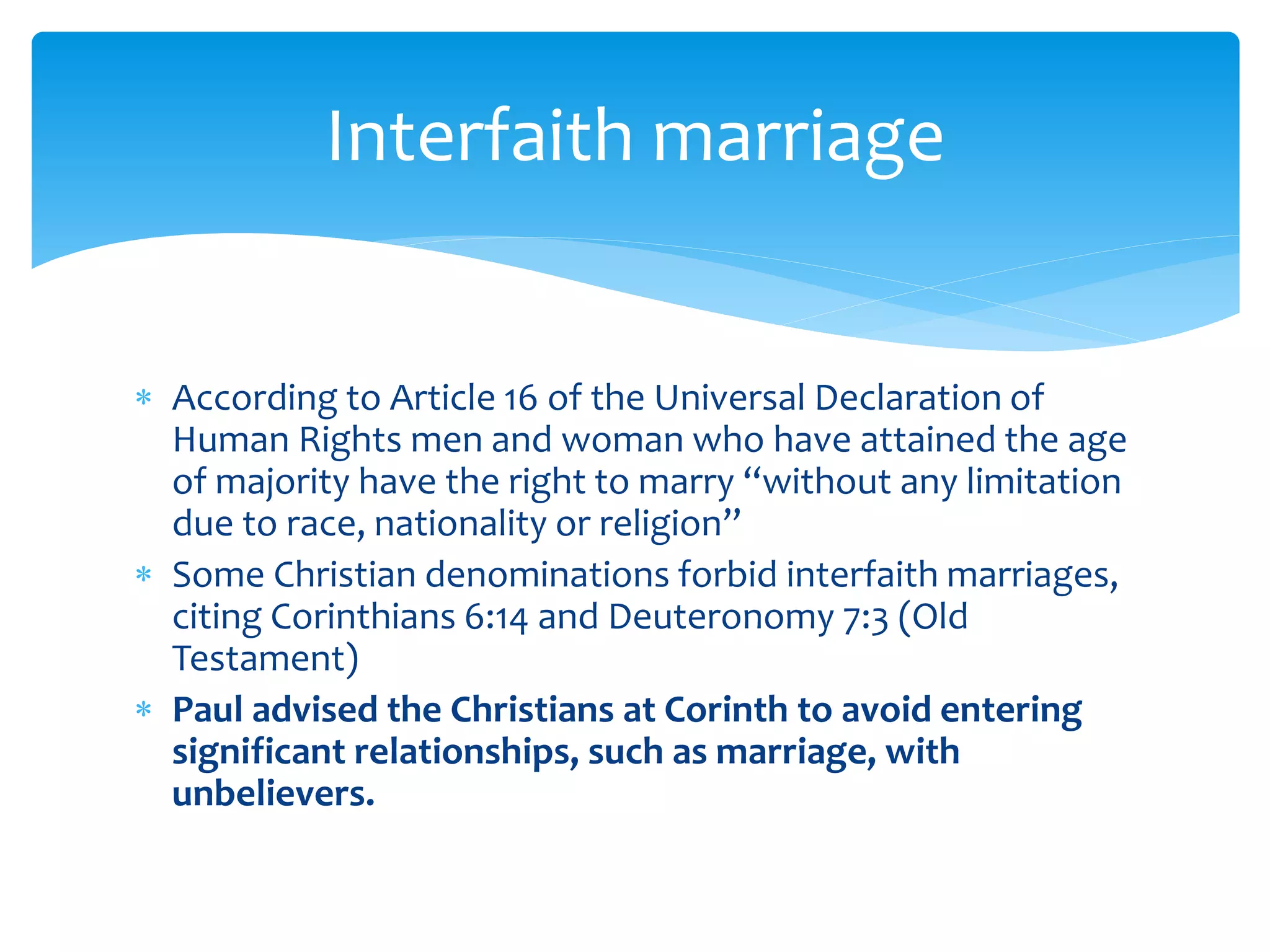 Interfaith Marriage Pptx
