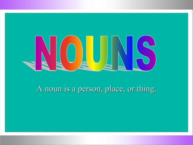Nouns | PDF