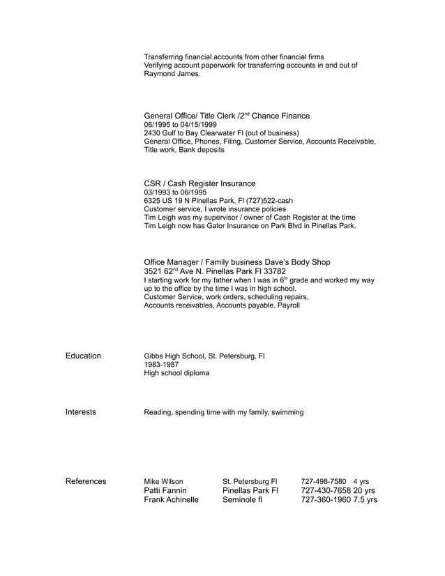 Kim's resume | PDF