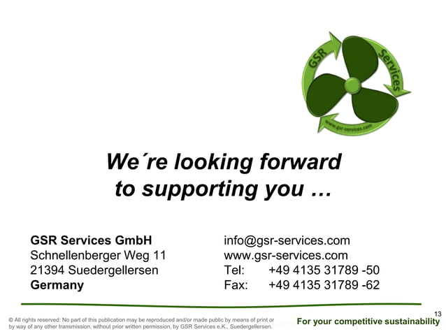 GSR Products and Services | PPT