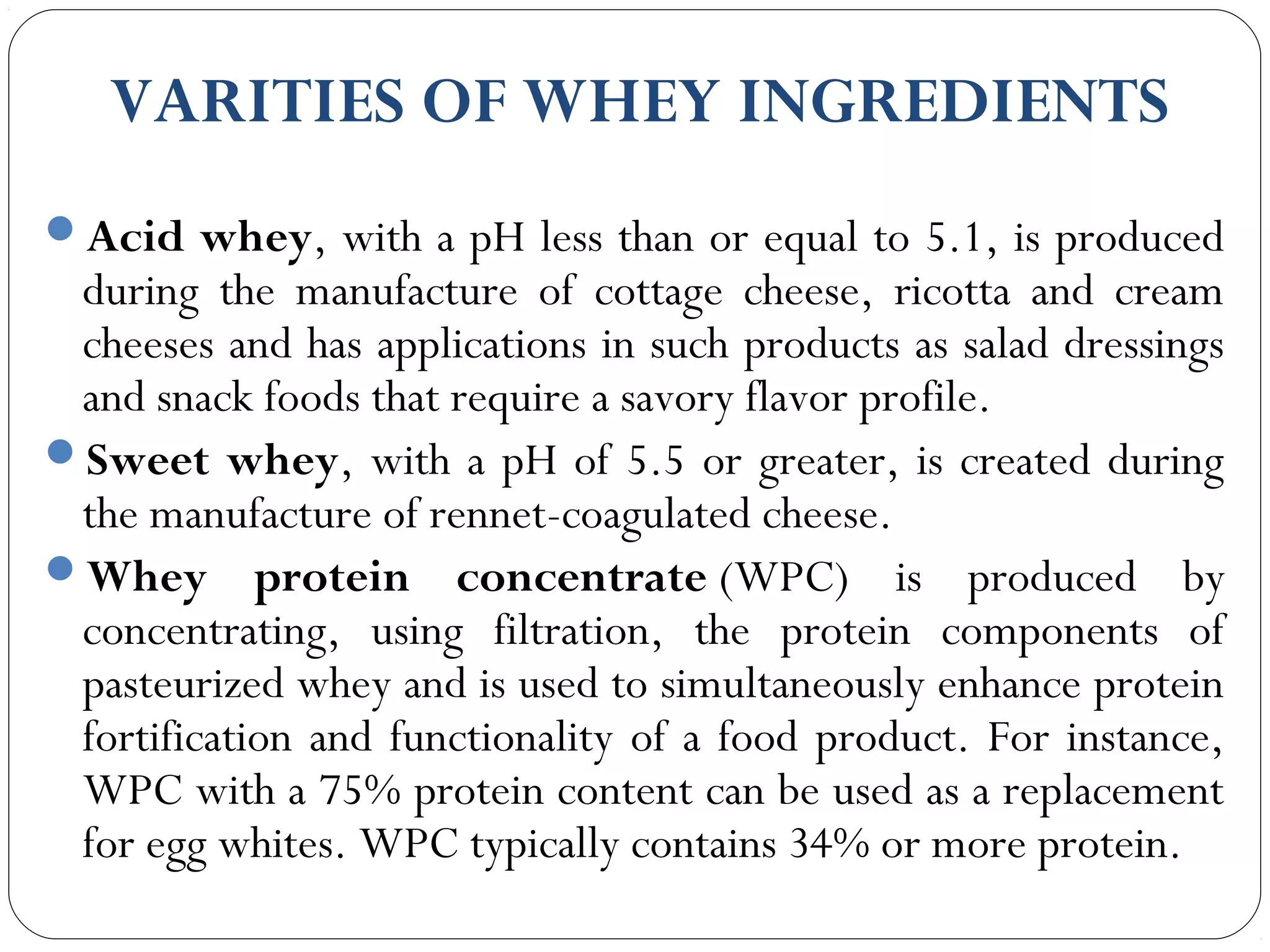 WHEY PROTEIN-SEMINAR | PPT