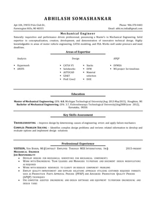Abhilash Somashankar | DOCX