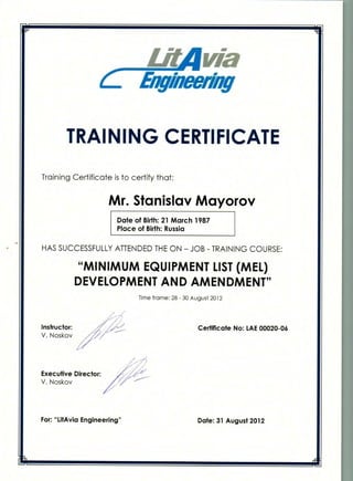 certificates | PDF