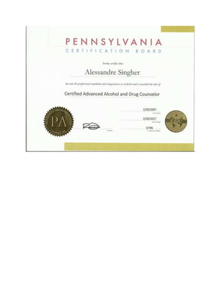 certifications | DOCX