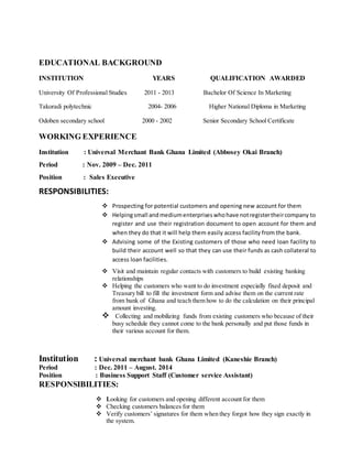 RICHARD ARTHUR CV BBC | DOCX