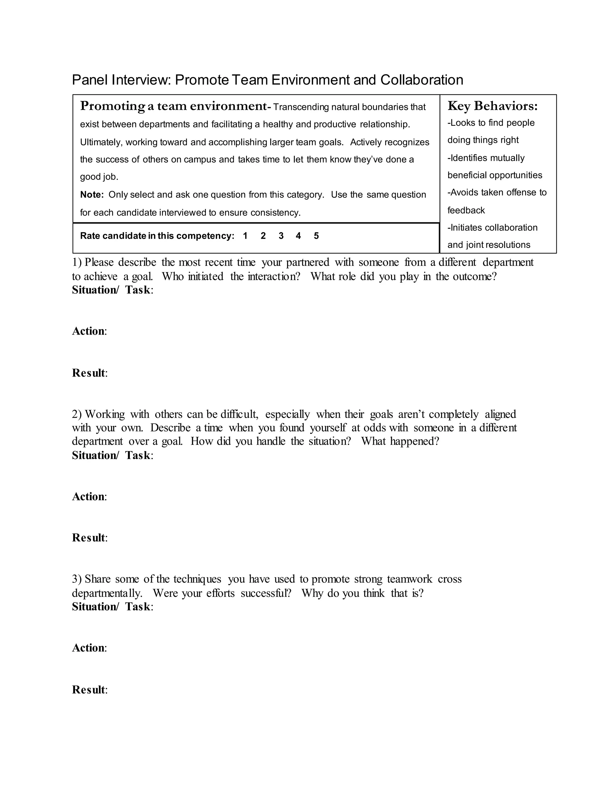 CDP Interview Guide | DOCX