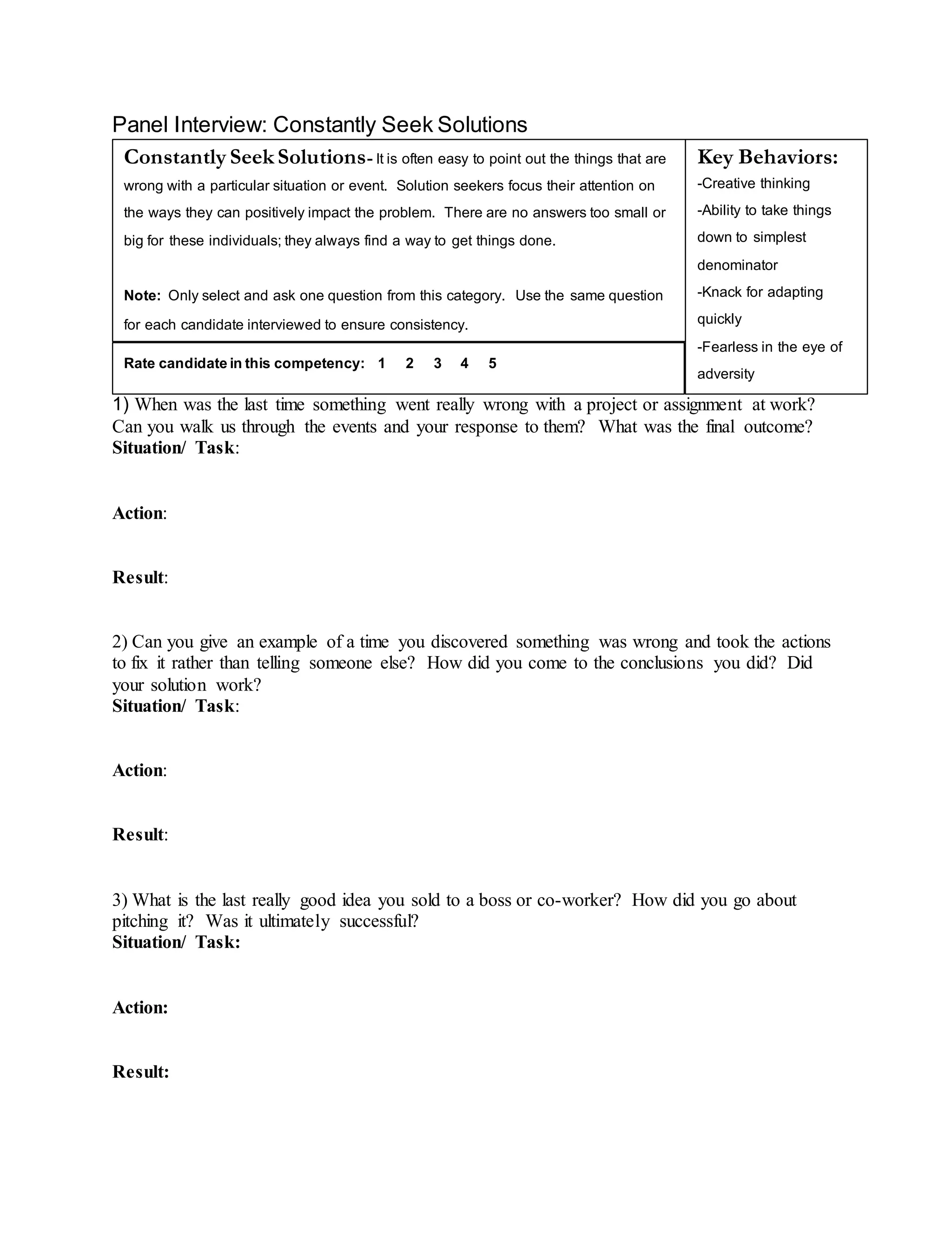 CDP Interview Guide | DOCX