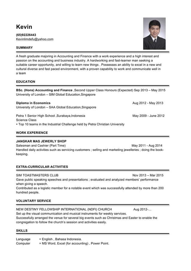 kevin's cv | PDF