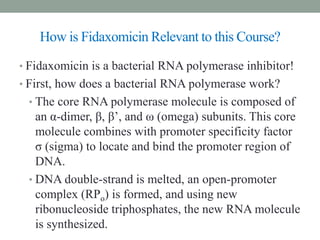 Schaefer, Joseph, R. Fidaxomicin Presentation | PPTX