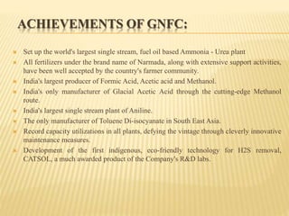 GNFC Summer internship project | PPTX