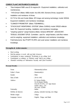 sairam resume | DOCX