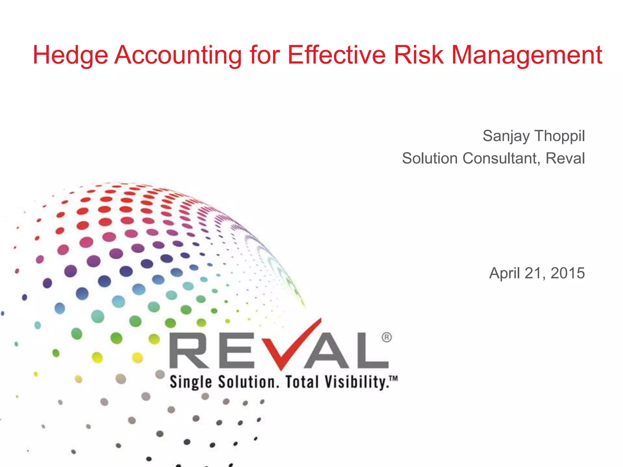 Hedge Accounting TEXPO2015 | PPTX