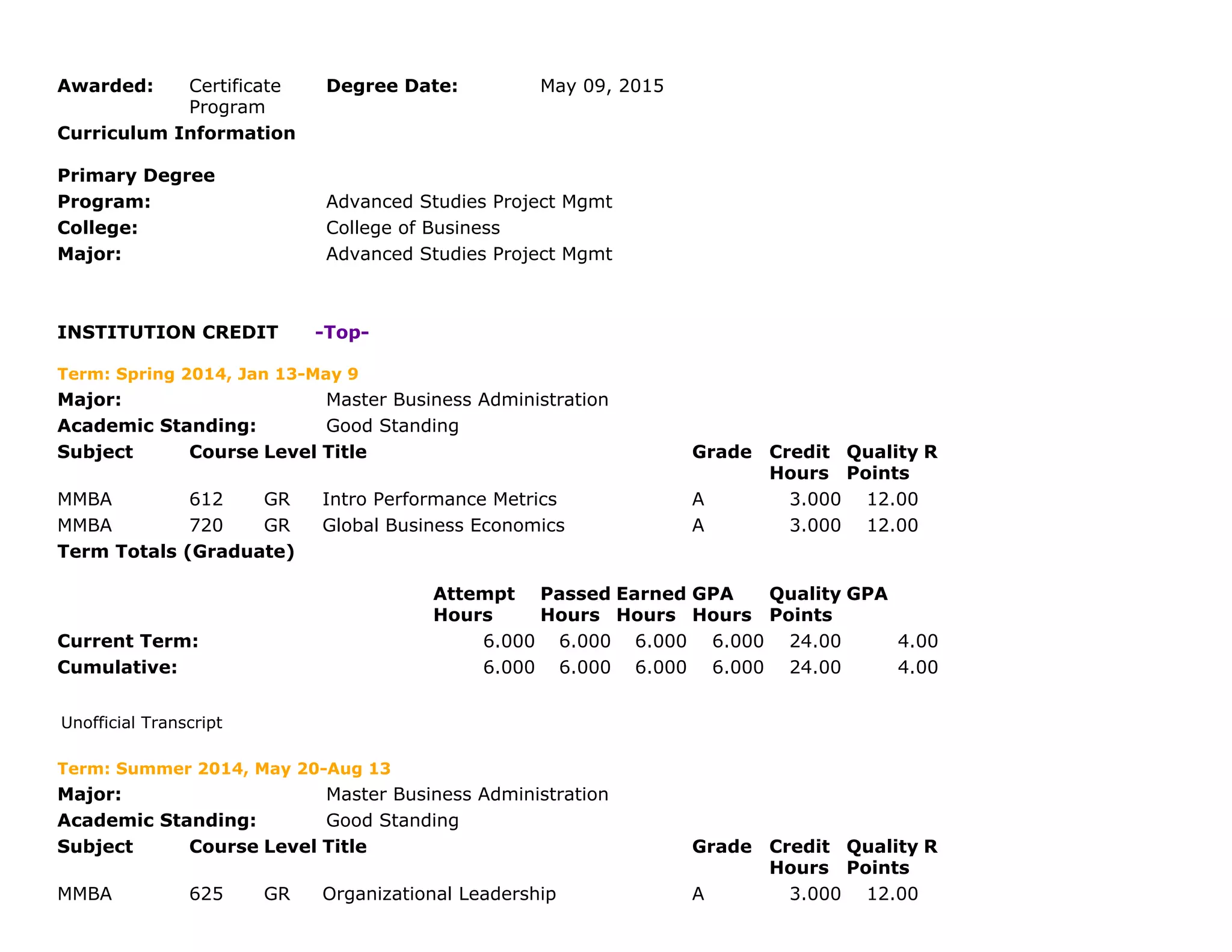 Ferris State Transcripts | PDF