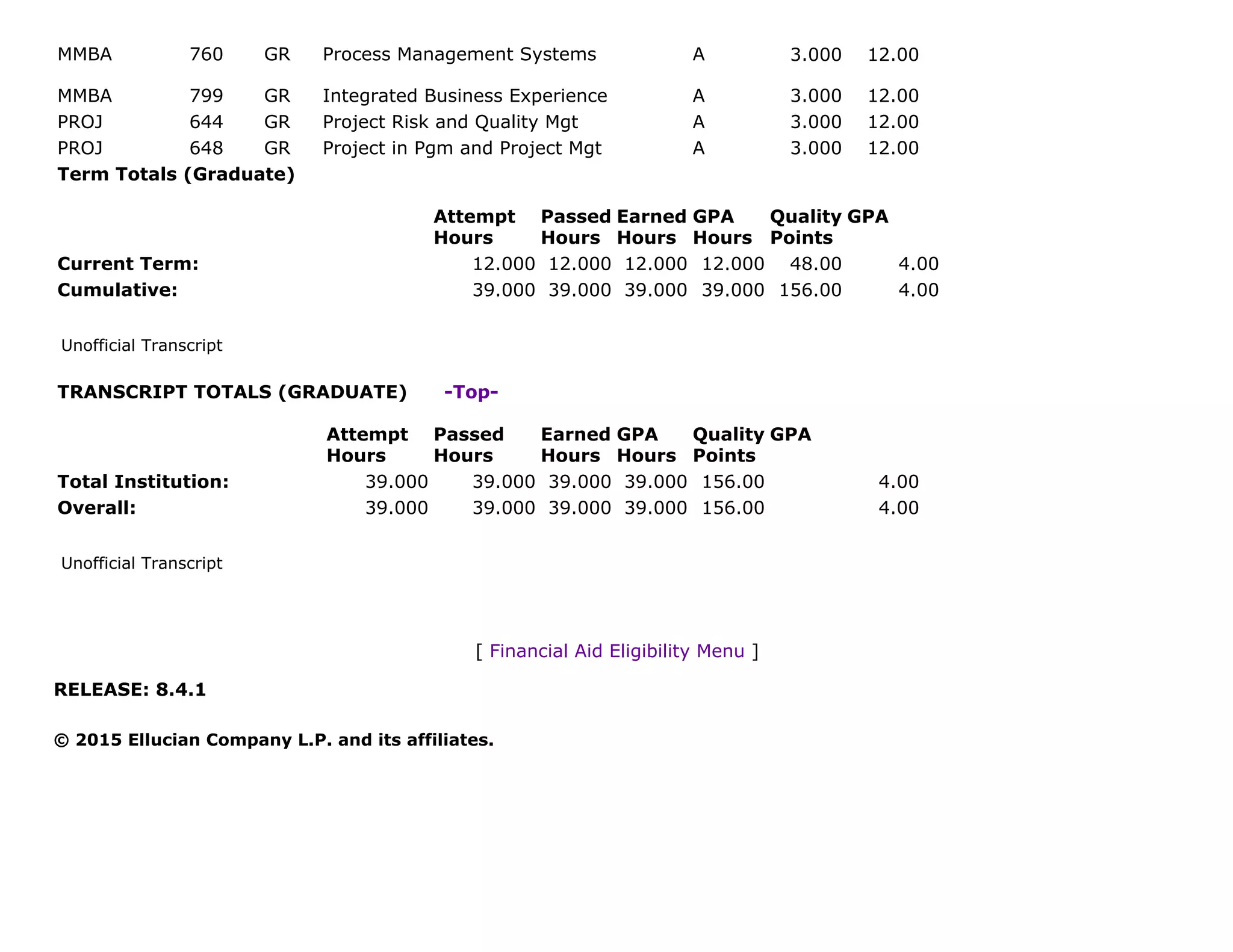 Ferris State Transcripts | PDF