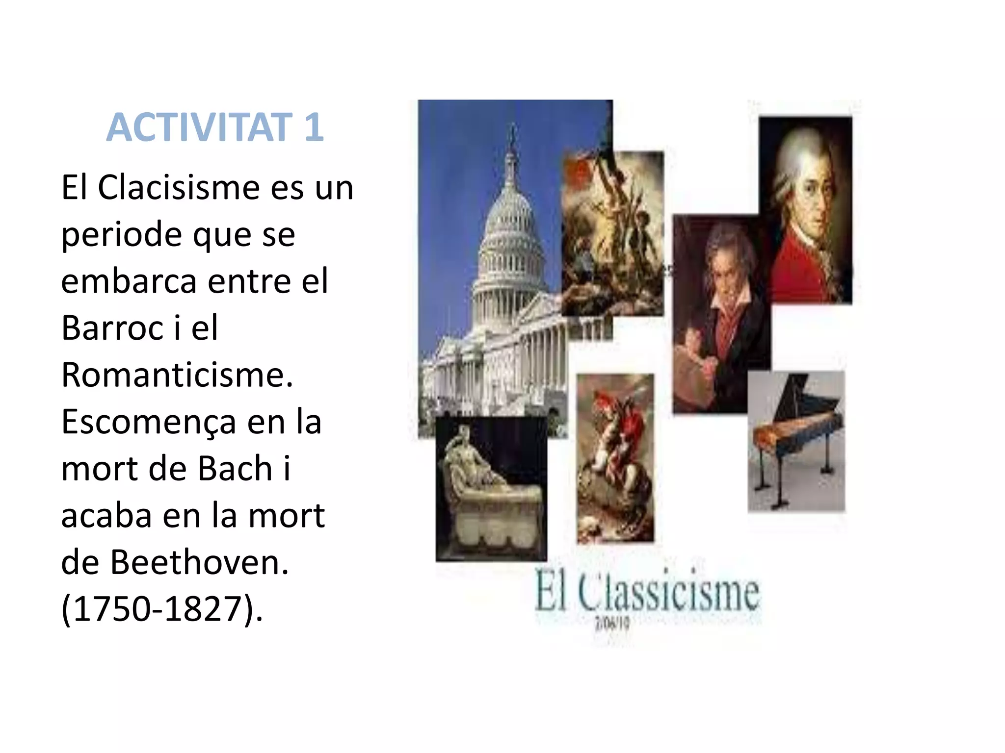 CLASSICISME MUSICAL | PPTX