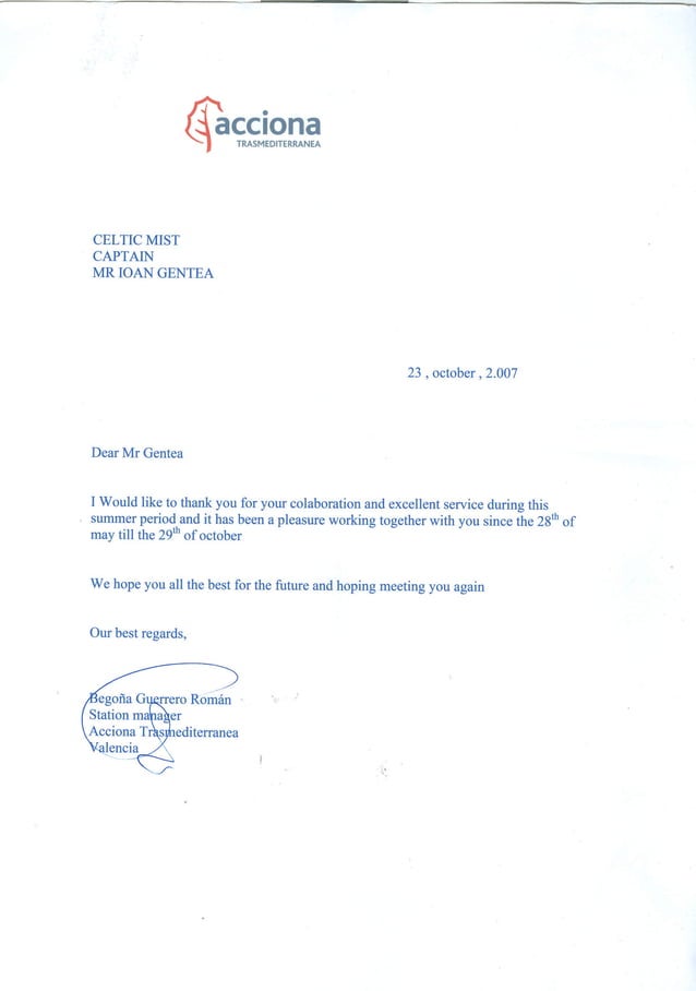 Letters of recommendations | PDF