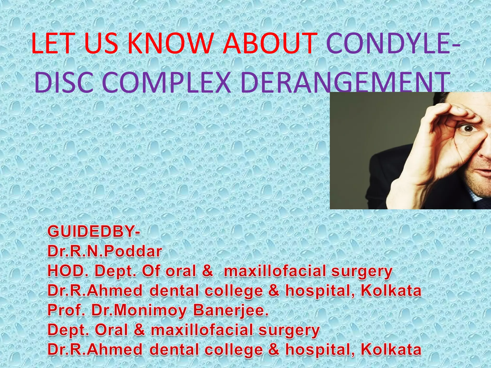 condyle disc-complex_derangement_1 | PPT