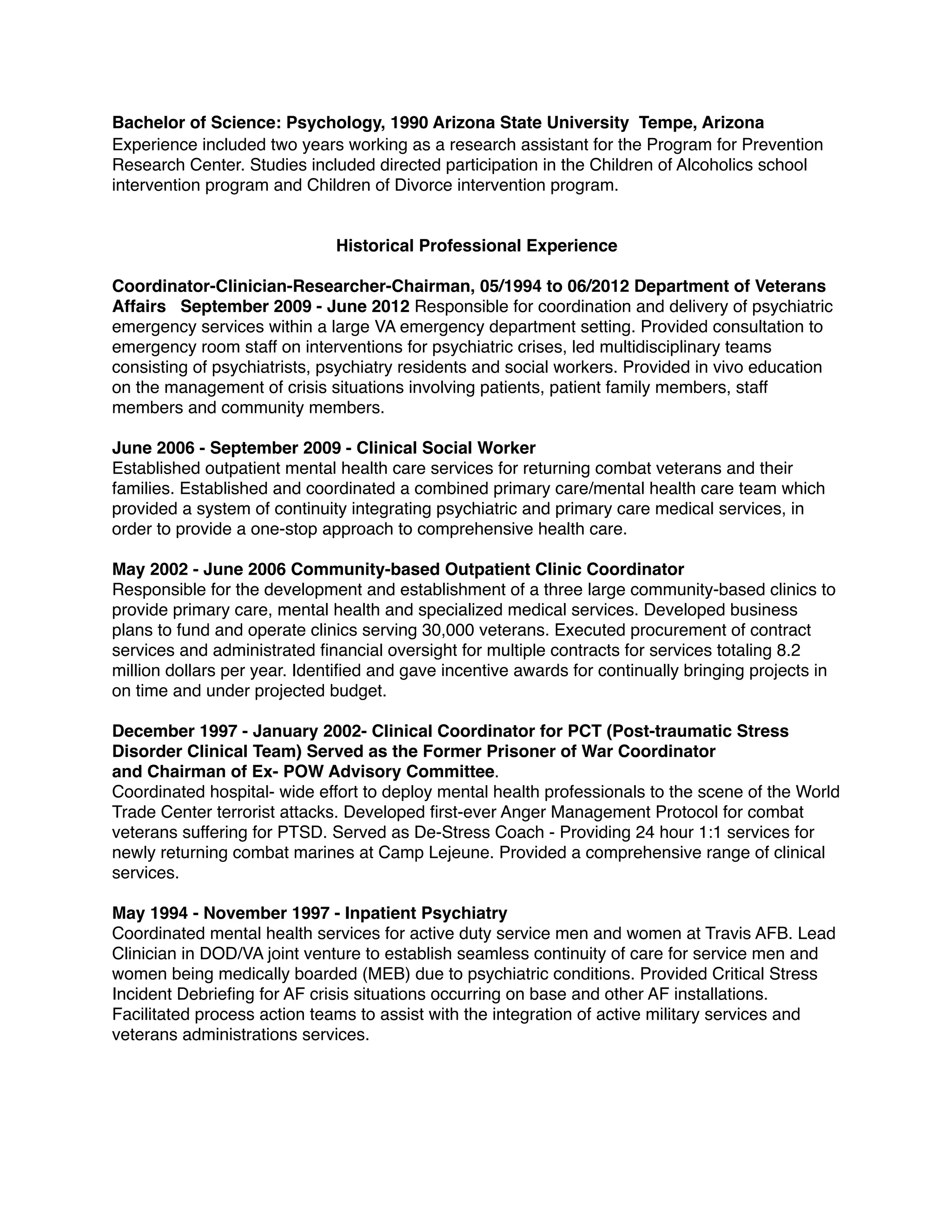 Updated Resume Wampler 2016 | PDF