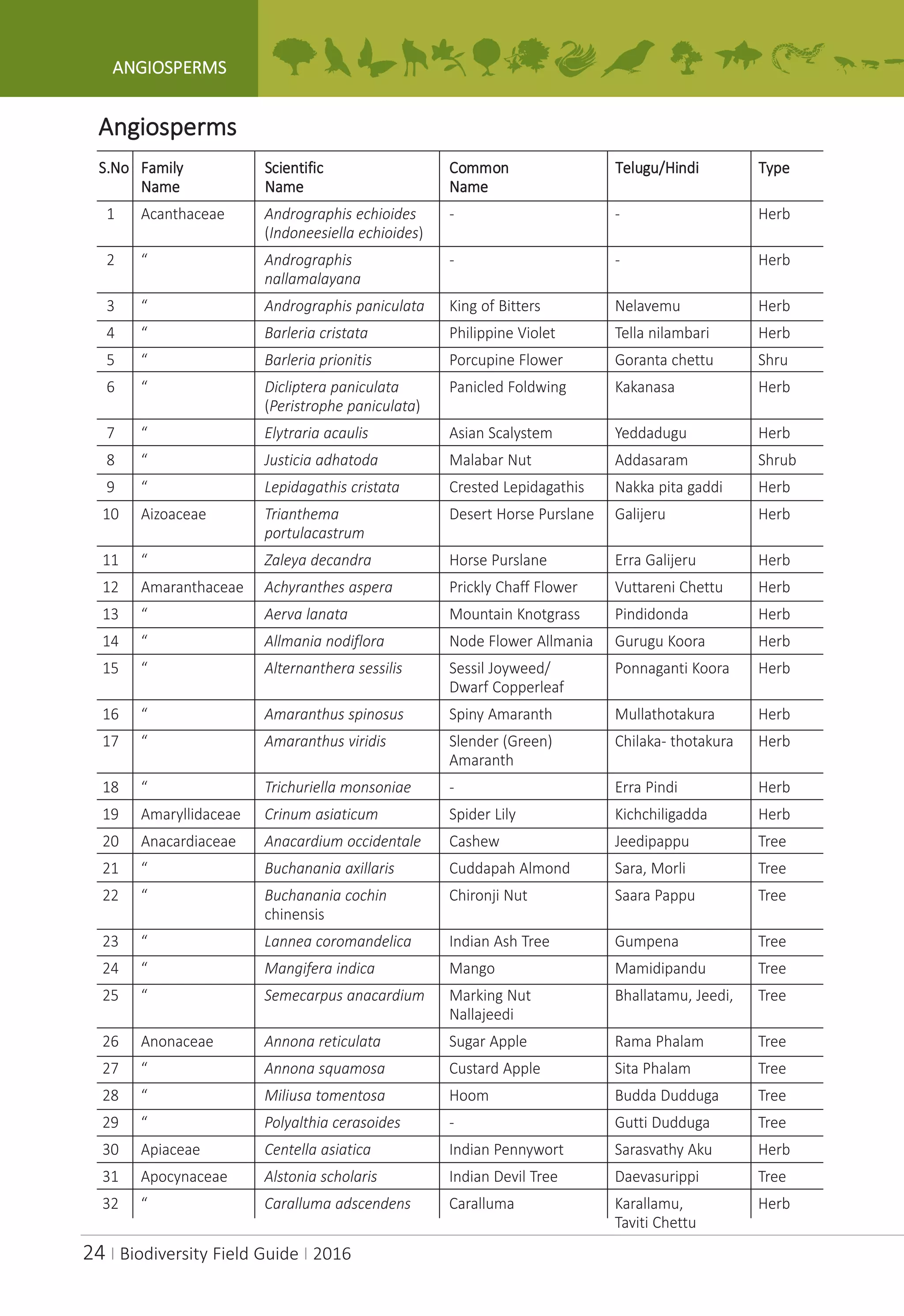 A.P.Biodiversity Field Guide | PDF