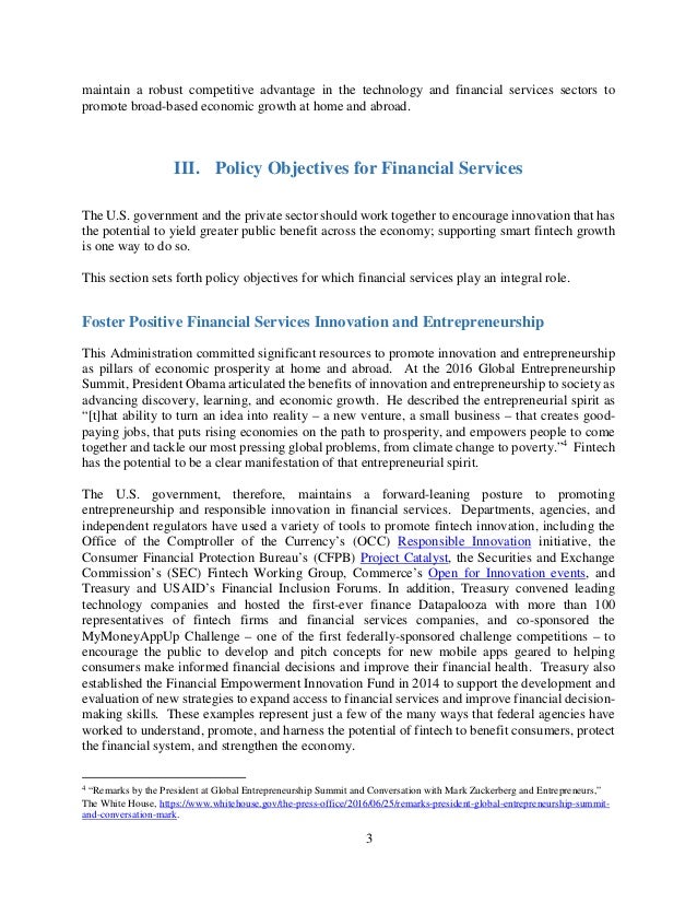 A Framework for FinTech