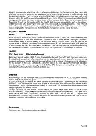 Steve Joyce CV | PDF