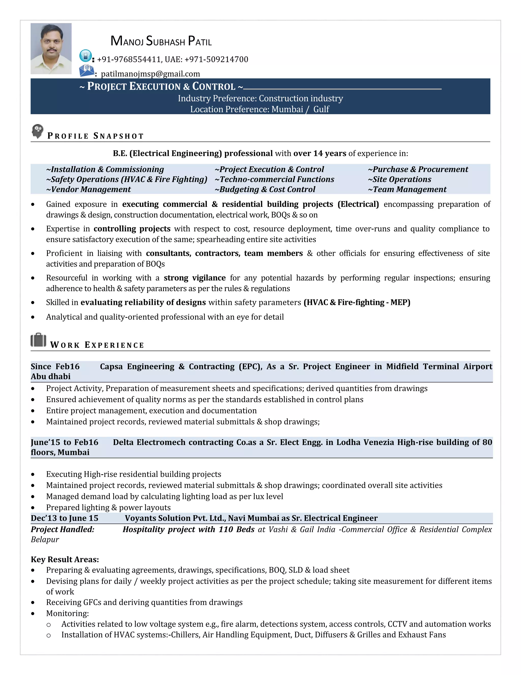 Manoj Subhash Patil AD H | DOC